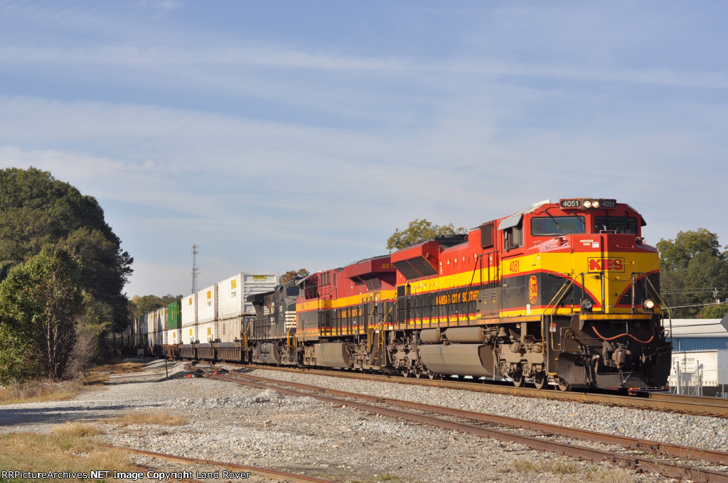 KCS 4051 On NS 220 Eastbound